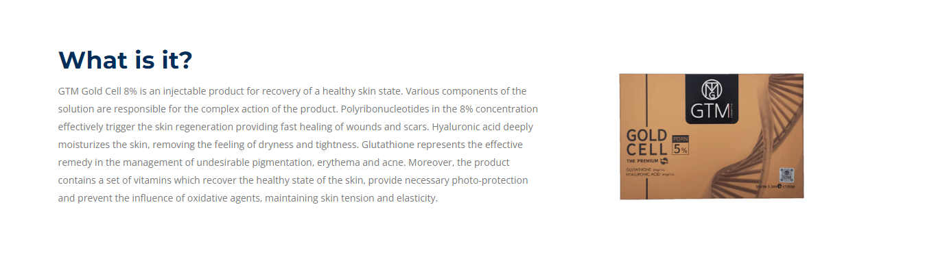 Gold Cell - Fillers Korea