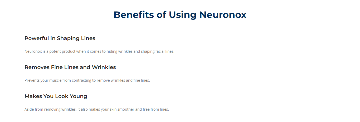 Neuronox - Fillers Korea