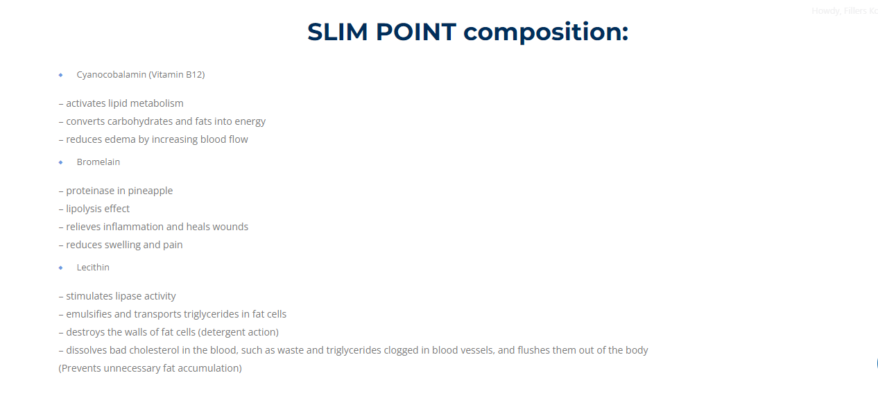 Slim Point Lipolysis - Fillers Korea