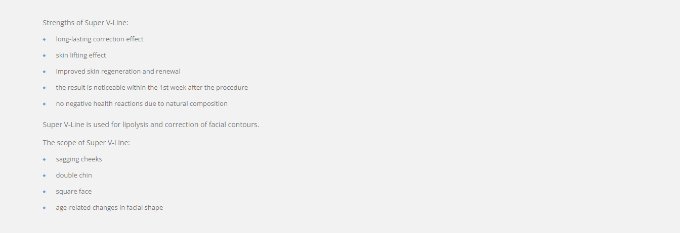 Super V Line - Fillers Korea